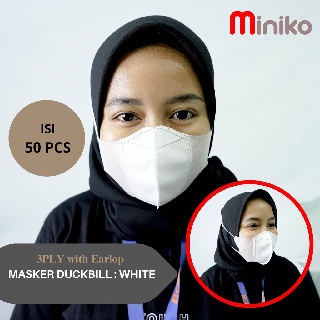 Jual MASKER - Masker Duckbill 3ply earloop disposable - Masker ...