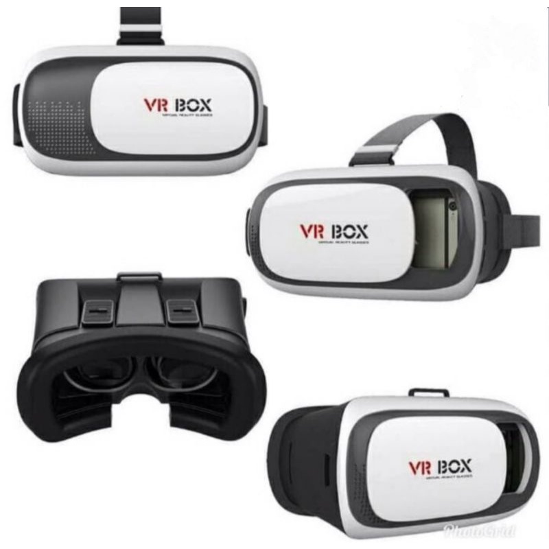 Jual vr box generasi 2.0 alat nonton film di hp virtual reality glasses ...