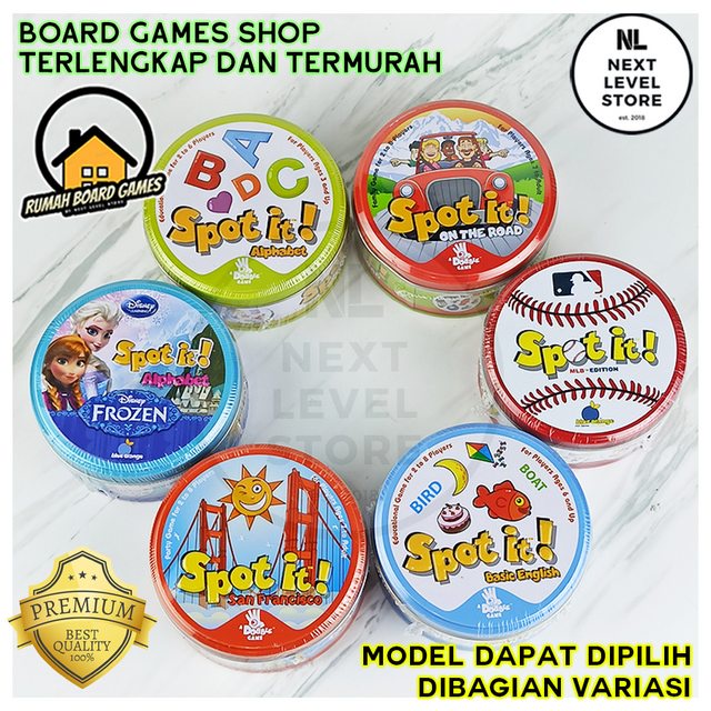 Jual Spot It ! Complete Edition - Dobble Board Game Games Edukasi ...