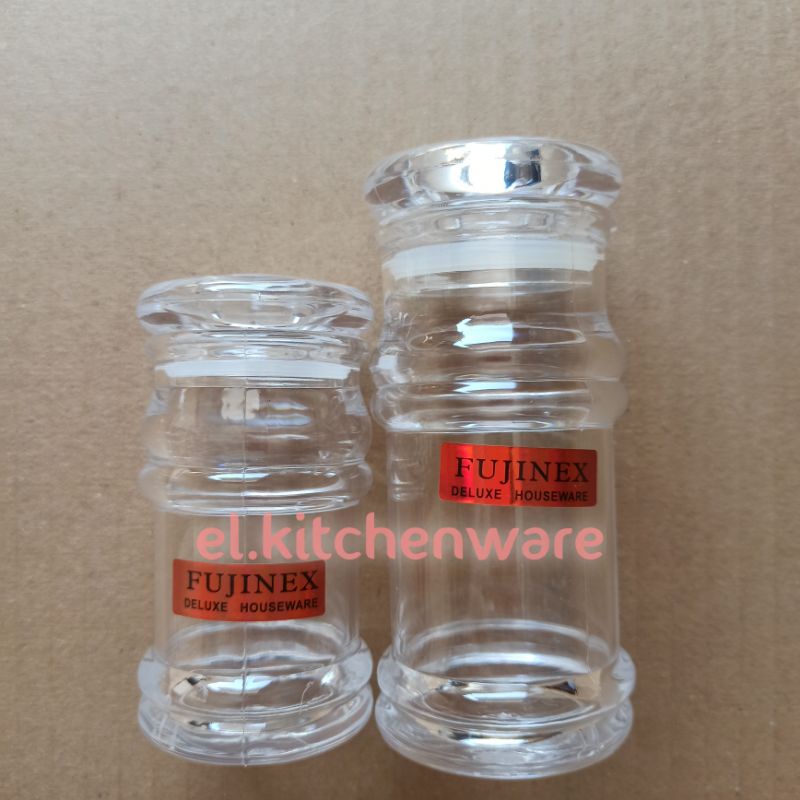 Jual tempat bubuk bumbu masak warna bening transparan - tempat akrilik ...