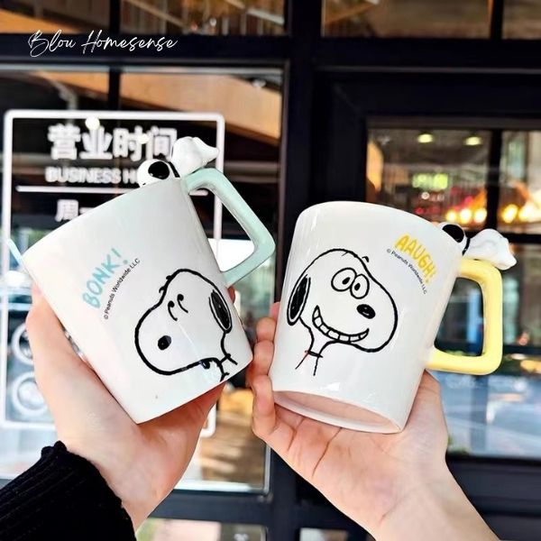 Jual Gelas Snoopy Peanut Snoopy Mug Blou Homesense | Shopee Indonesia