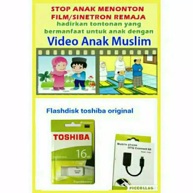 Jual FLASHDISK TOSHIBA 16GB ANIMASI EDUKASI ANAK FREE OTG MUROTTAL MUROTAL ALQURAN QURAN 30JUZ ...