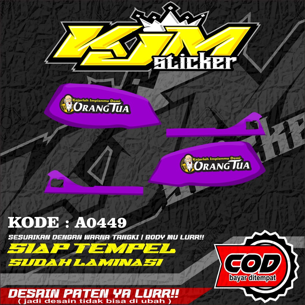 Jual Striping/Sticker Tangki GL Variasi ORANGTUA (BONUS LAMINASI ...