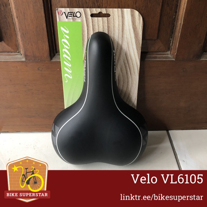 Jual Saddle Sadel Velo Plush Gel VL 6105 Lebar Sepeda Lipat MTB ...