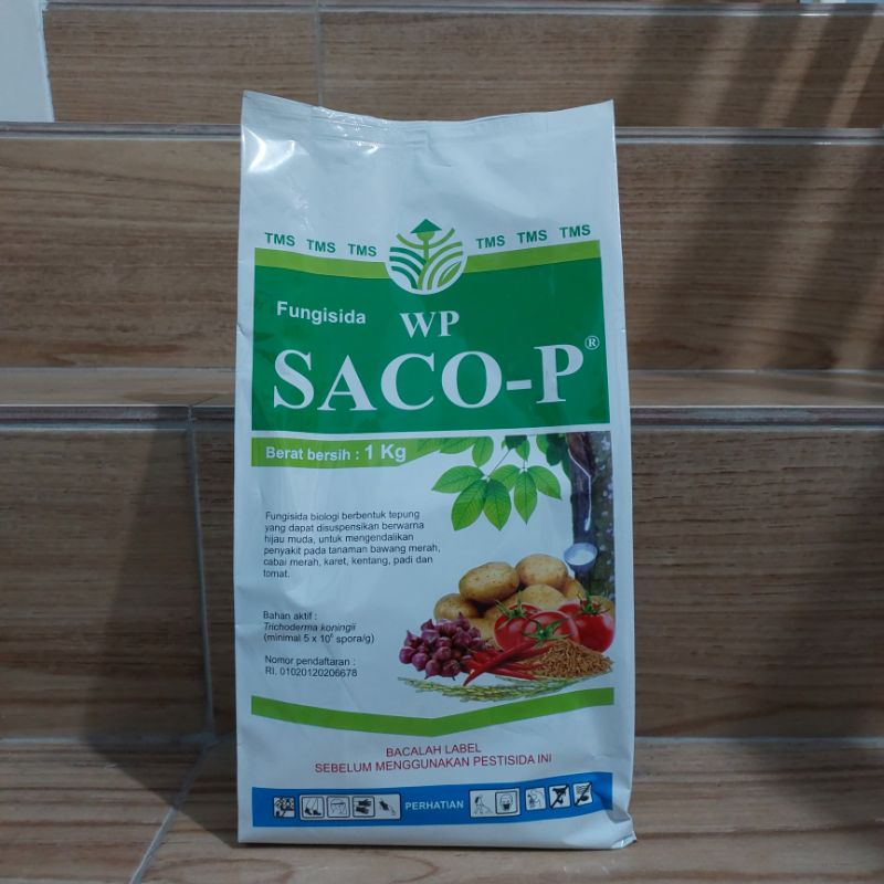 Jual FUNGISIDA SACO-P 1 KG TRICHODERMA KONINGGI PENGENDALI LAYU | Shopee Indonesia