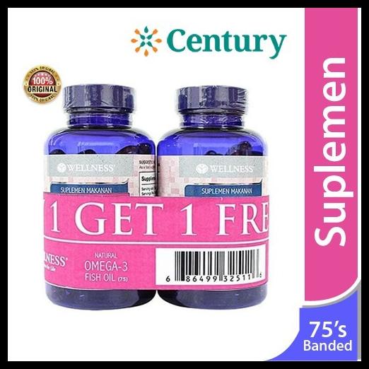 Jual Wellness Omega 3 Fish Oil 75`S Banded | Shopee Indonesia
