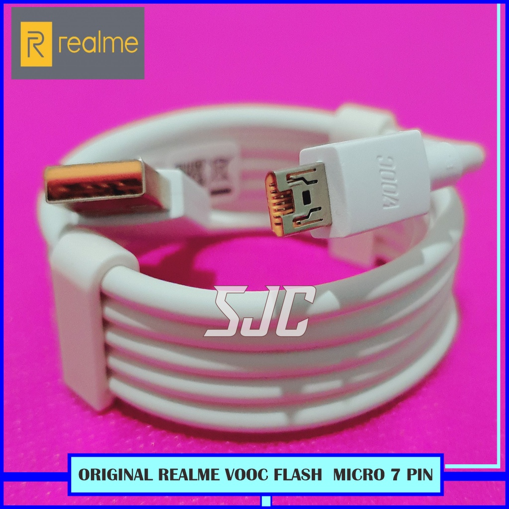 Jual Kabel Data Realme 3 Pro Vooc Flash Charge ORIGINAL 100% Micro USB ...