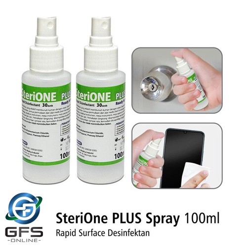 Jual STERIONE PLUS DESINFEKTAN SPRAY ISI 100 ML. | Shopee Indonesia