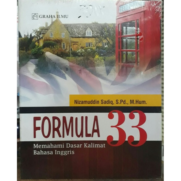 Jual Buku Formula 33 Memahami Dasar Kalimat Bahasa Inggris Nizamuddin ...