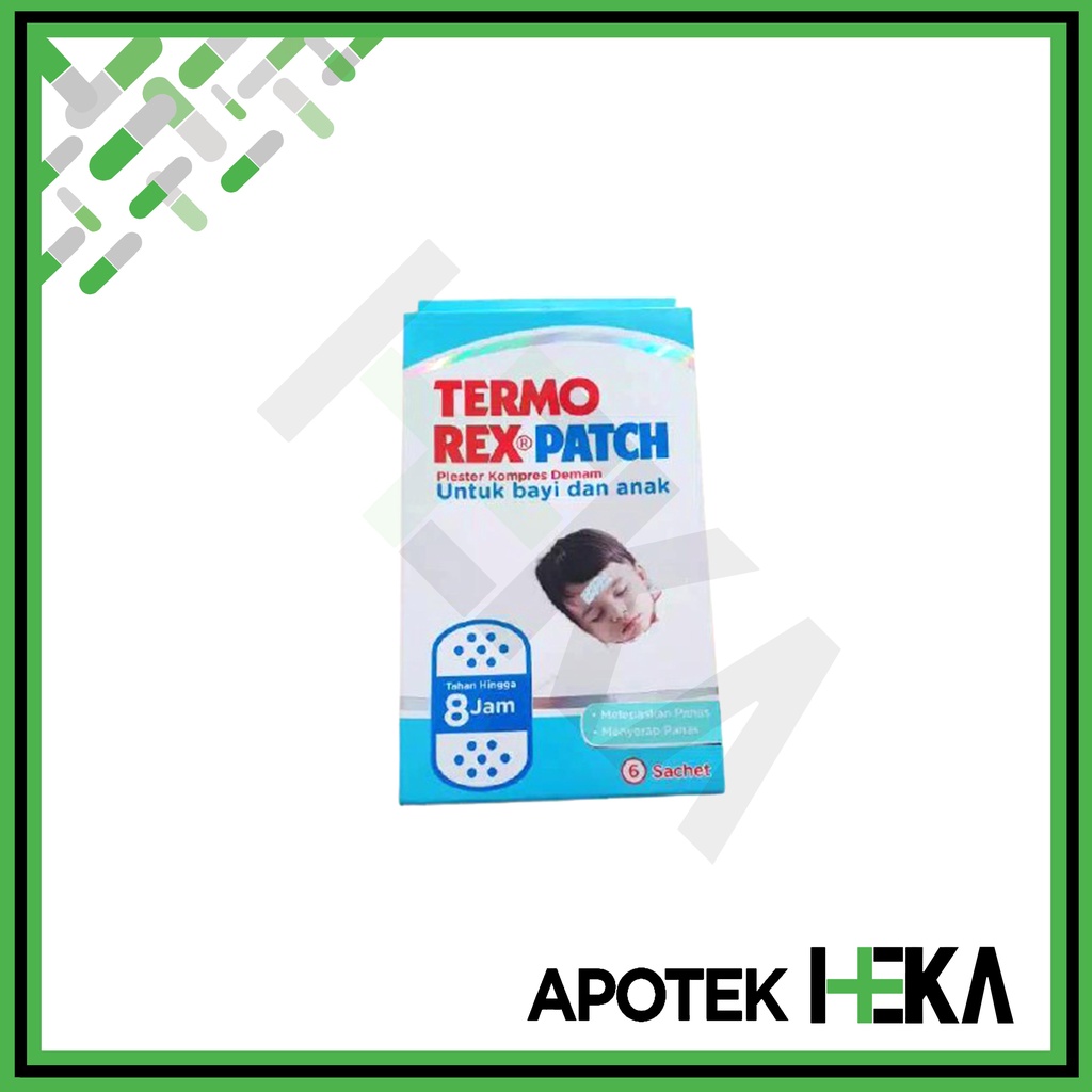 Jual Termorex Patch - Plaster Kompres Demam Anak 1 Sachet (BANDUNG ...