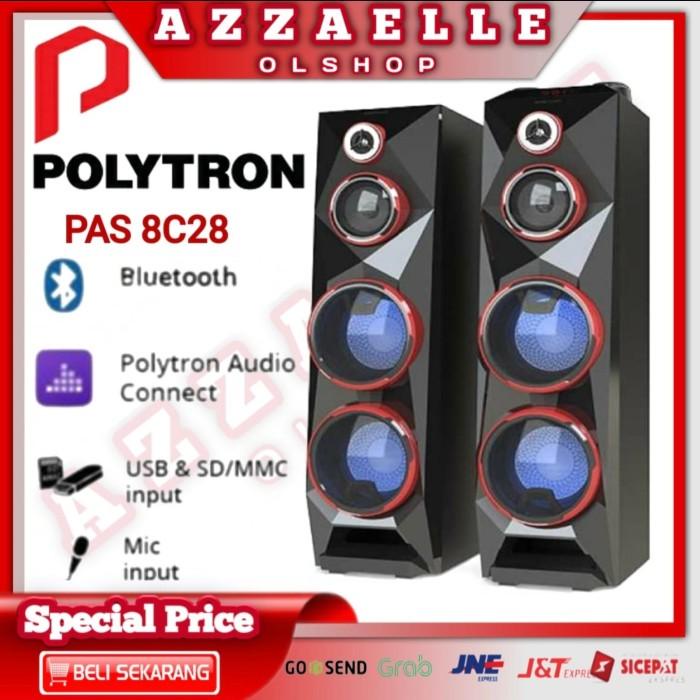 Jual Polytron PAS 8C28 Active Speaker System 3 way Double Woofer ...