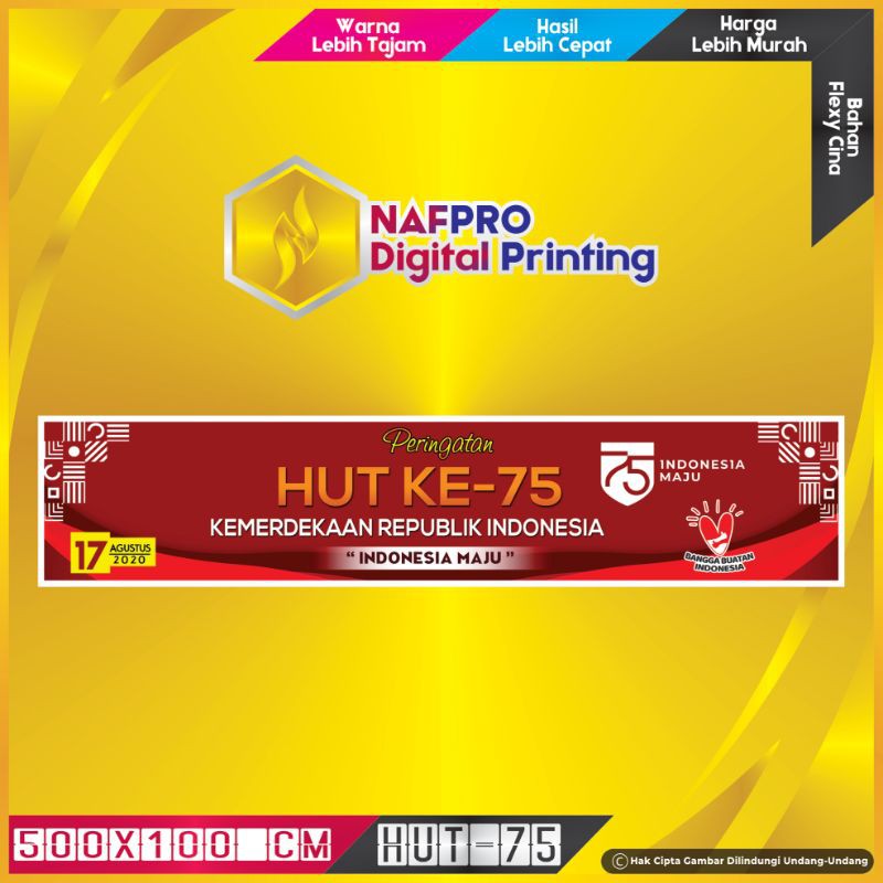 Jual Banner Spanduk HUT RI Uk. 5x1 m | Shopee Indonesia