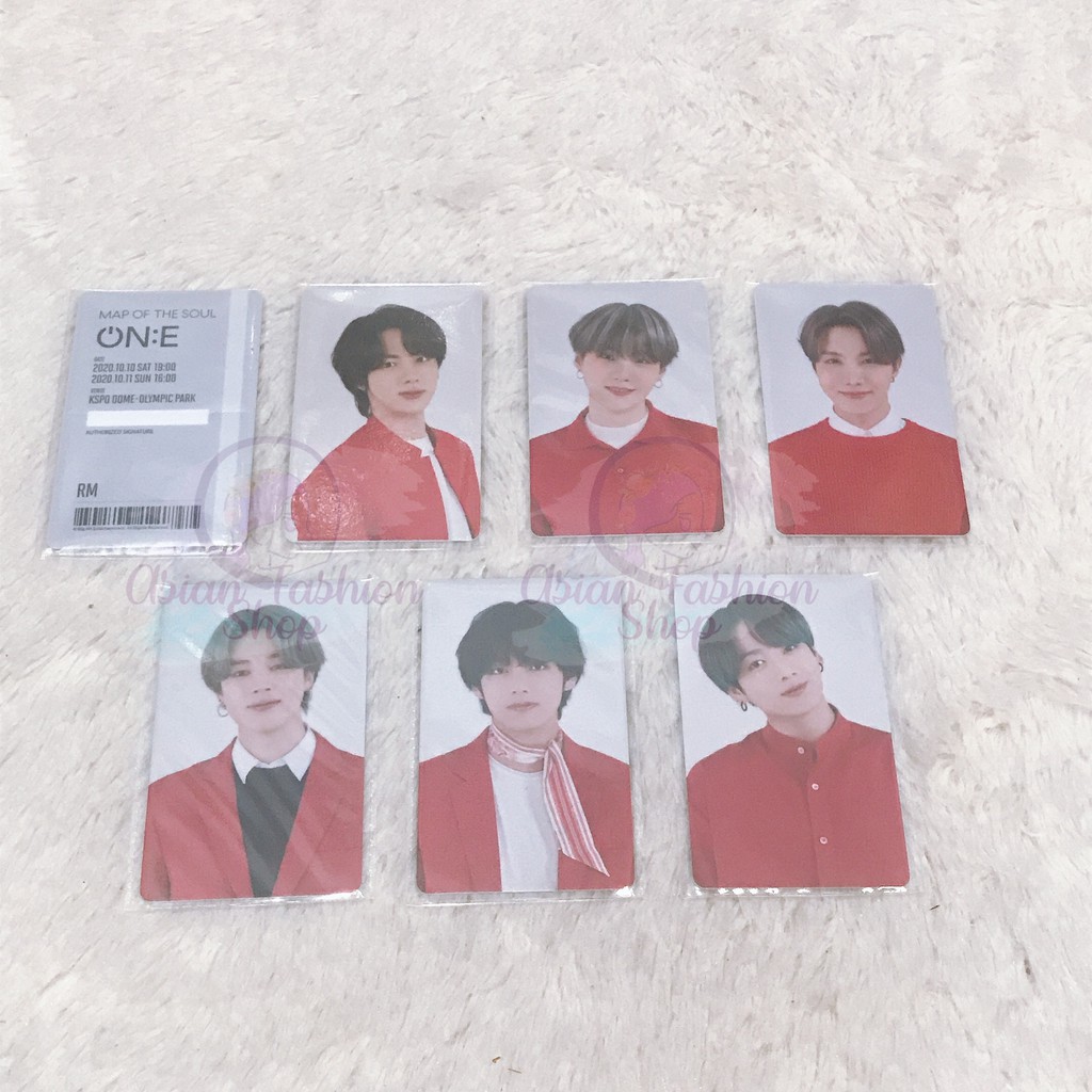 Jual BTS Card Ticket Official MD Mots On:E Map Of The Soul ON:E ...