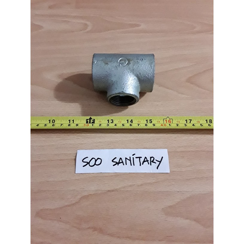 Jual Verlop Tee 1 1/4" x 1" Besi - T Drat Dalam Galvanis | Shopee Indonesia