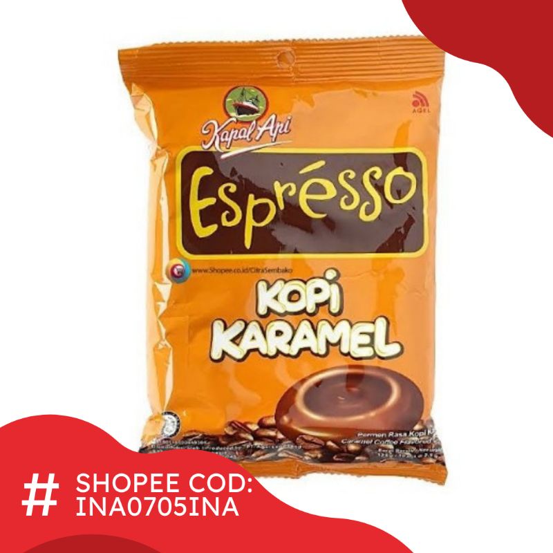 Jual Permen Kopi Karamel / Permen Espresso isi 50 / Permen Kapal Api ...