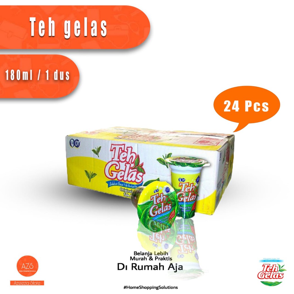 Jual Teh Gelas 180ml Isi 24 Pcs | Shopee Indonesia