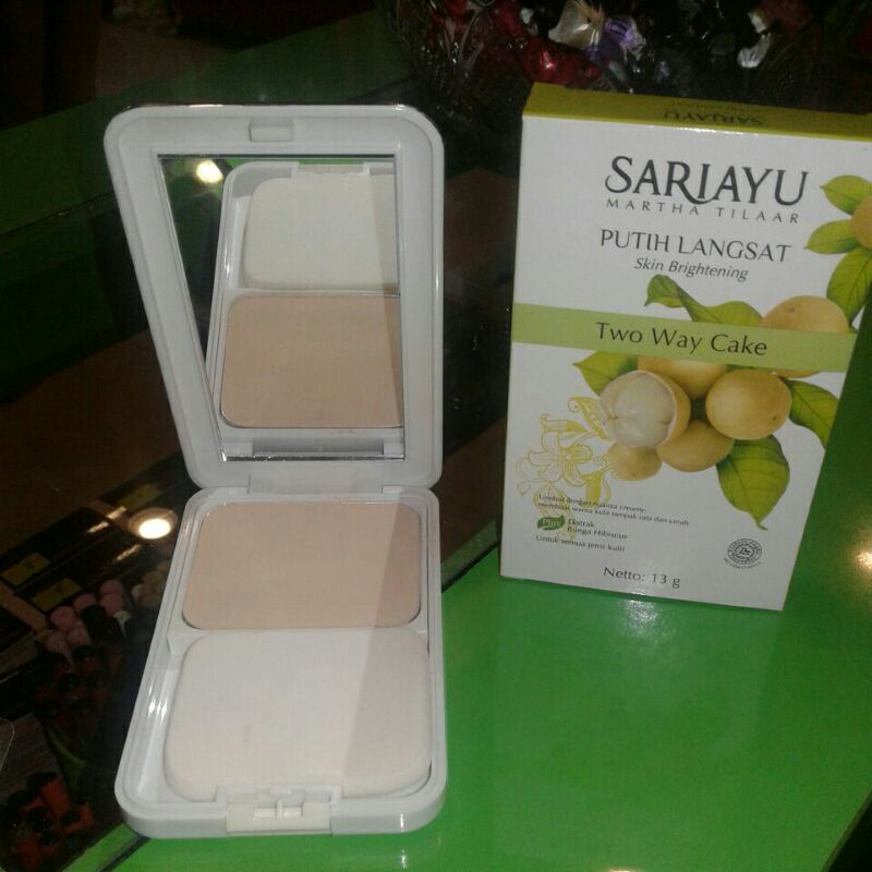 Jual SARIAYU TWO WAY CAKE PUTIH LANGSAT | Shopee Indonesia