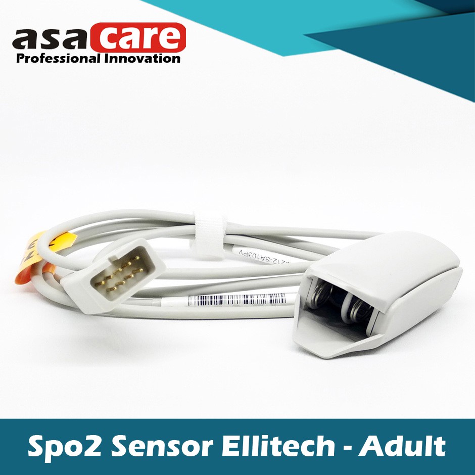 Jual kabel Saturasi Spo2 sensor - Patient monitor Ellitech, AM V2 9Pin ...