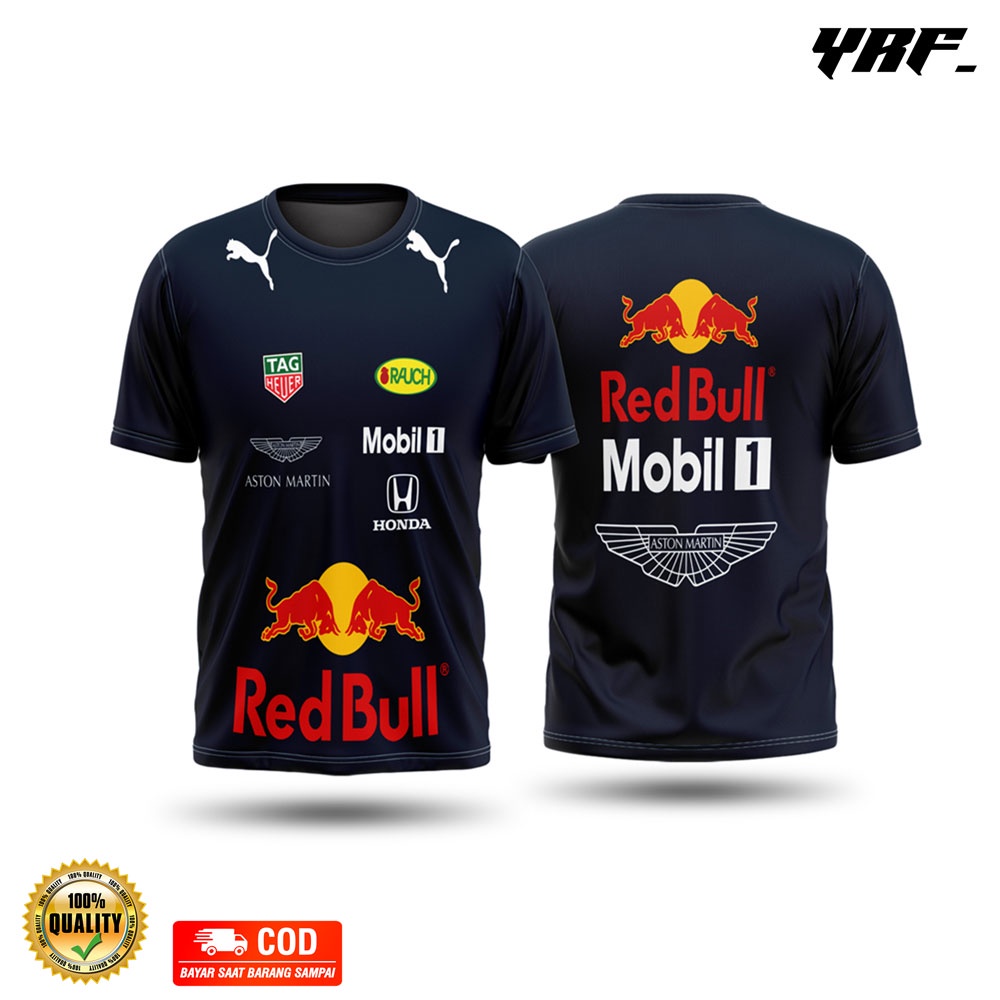 Jual Kaos Baju Jersey F1 Redbull Racing Team Formula One 2021 Red bull ...