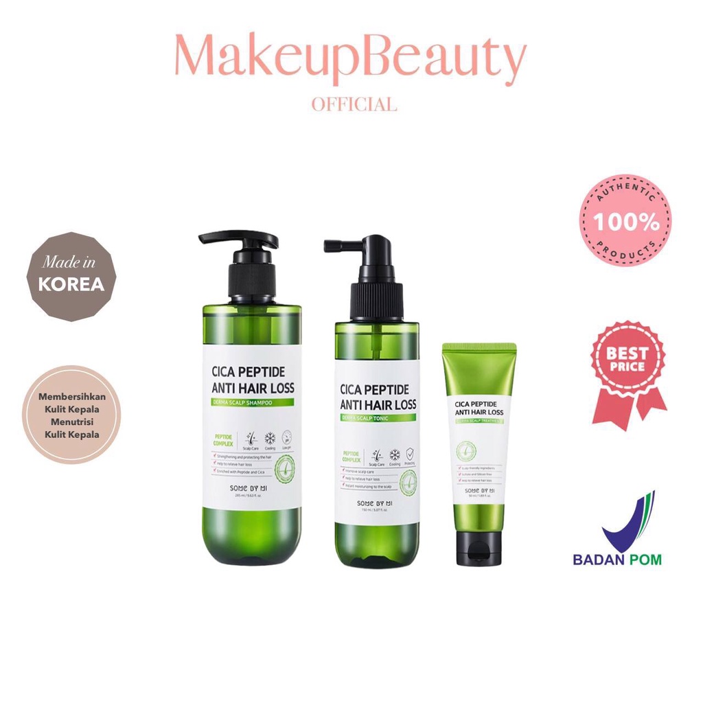 Jual SOMEBYMI Cica Peptide Anti Hair Loss Shampoo/ Treatment/ Tonic ...
