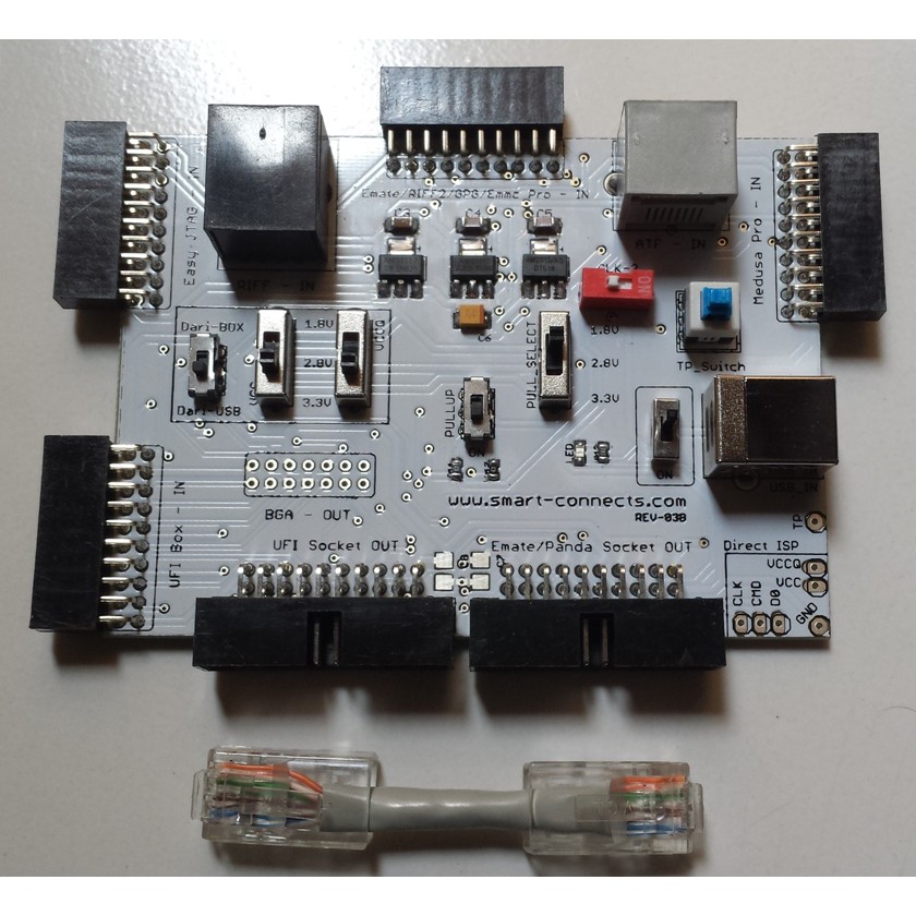 Jual SMART CONNECTS Converter Socket BGA Adapter Direct ISP AIO Easy ...