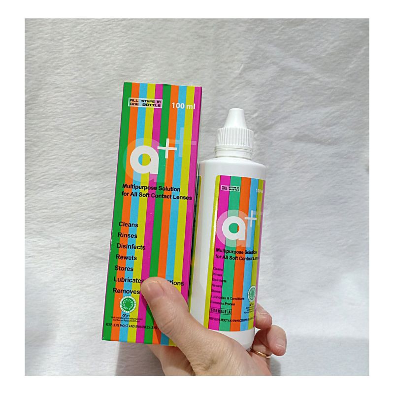 Jual Cairan Pembersih Soflen Air Softlens A+ Solution Contact Lens ...