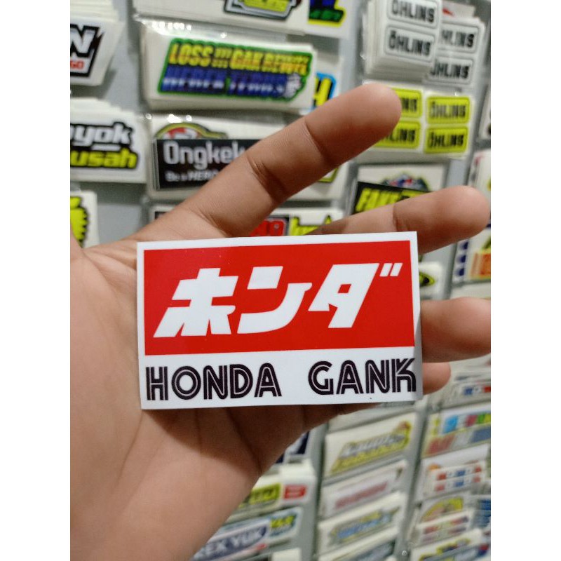 Jual sticker printing honda gank sticker motor sticker helm herex ...