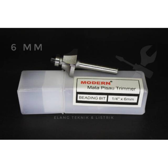 Jual Mata pisau mesin profil / trimmer / router beading bit 6mm ...
