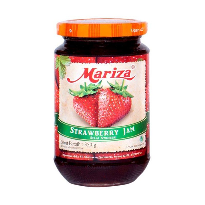 Jual Mariza Strawberry Jam 350 G | Shopee Indonesia