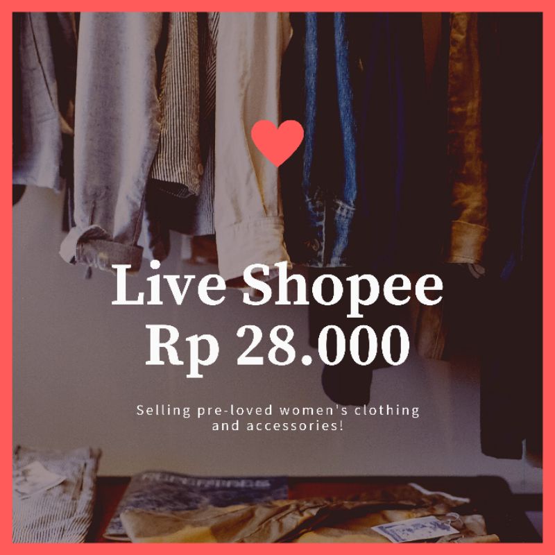 Jual Live Shopee 28.000 | Shopee Indonesia