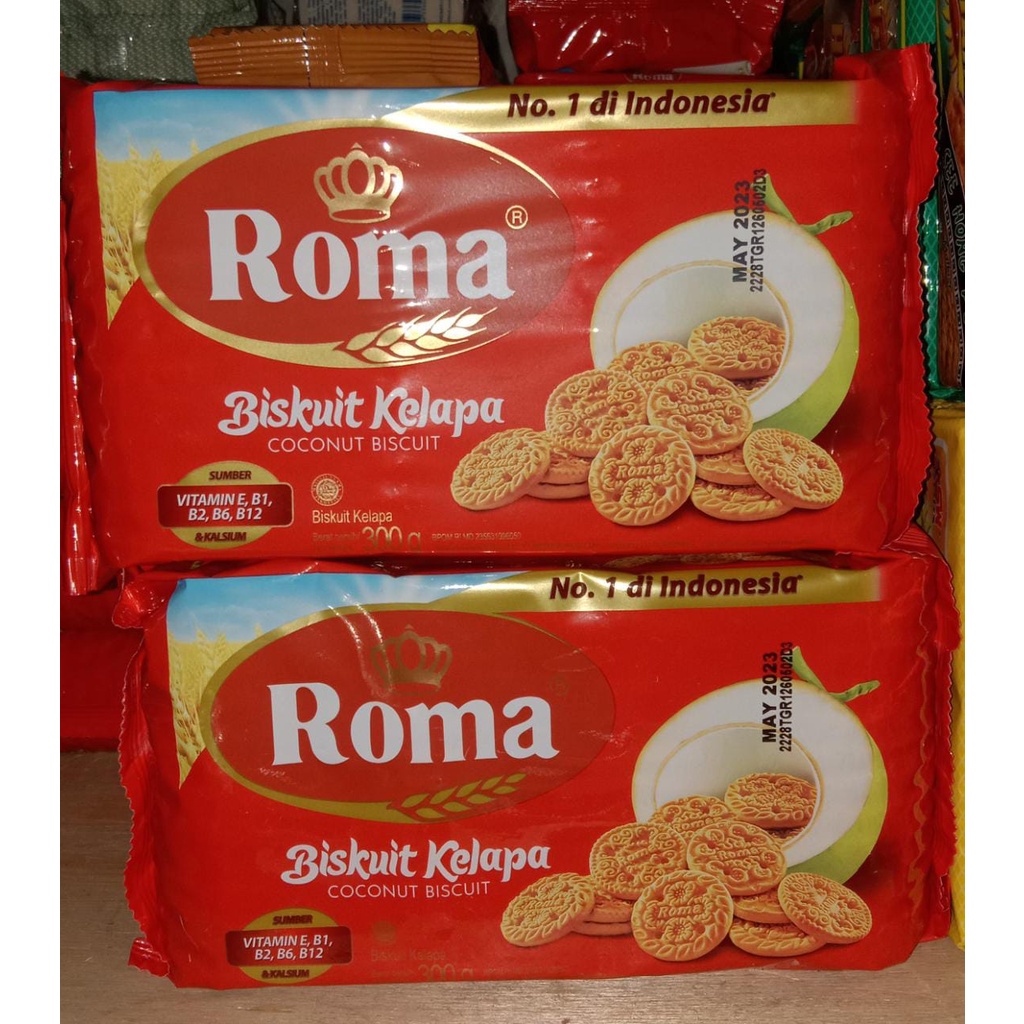 Jual ROMA Kelapa biskuit 300g | Shopee Indonesia