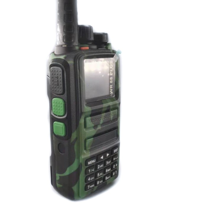 Jual Weircom WR88 Plus HT Dualband 10W IP68 Loreng Hijau Waterproof ...