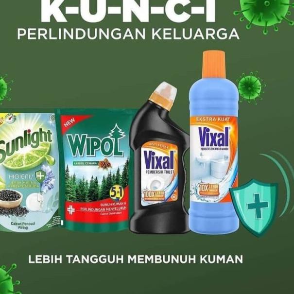 Jual VIXAL PEMBERSIH PORS BIRU pembersih toilet 470 ml isi 2 | Shopee ...
