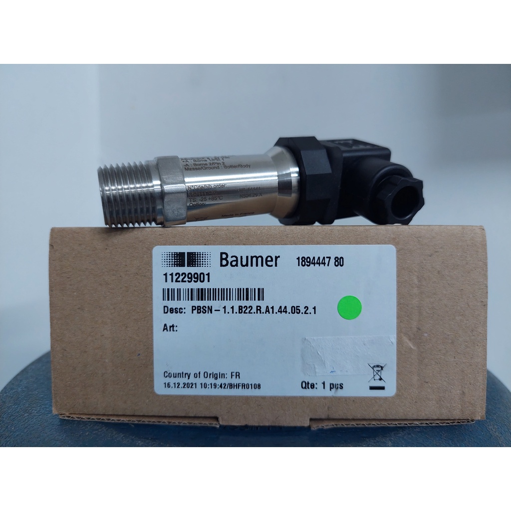 Jual BAUMER- Pressure/ Vacuum Sensors -Range : 0 .. 10 Bar (EN) (Code ...