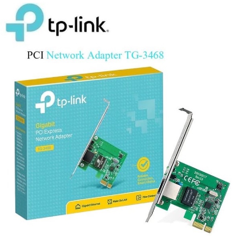 Jual TPLINK LAN Card TG-3468 Gigabit PCI Express Network Adapter ...