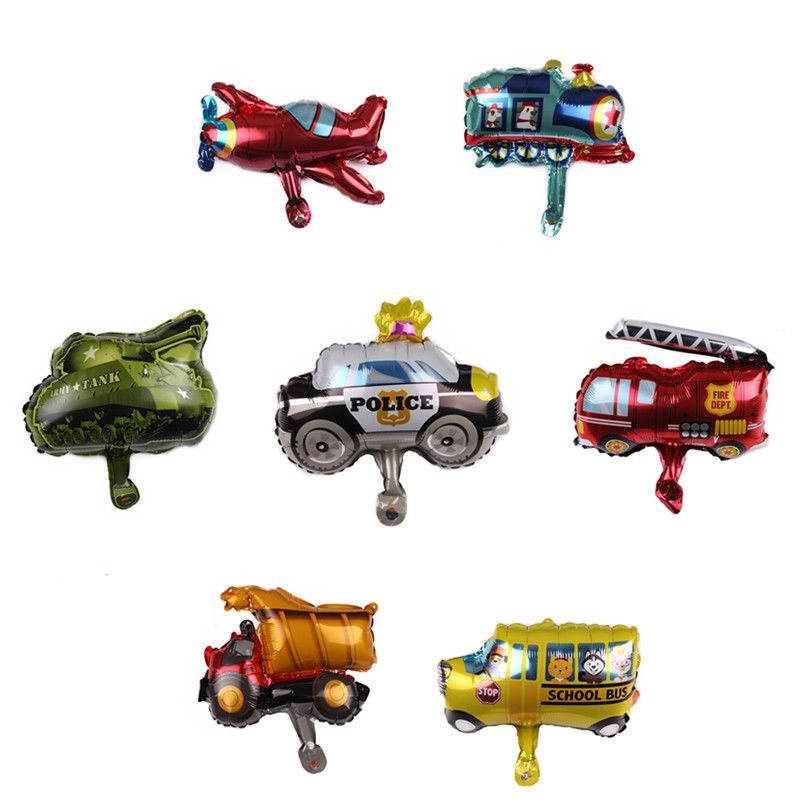 Jual Balon Mobil / Vehicle Mini / Balon Foil Mobil Pesawat Kereta Bus ...