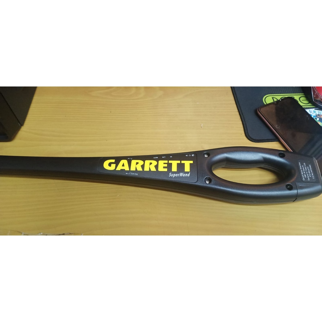 Jual Alat deteksi logam super aman Garret hand held metal detector ...