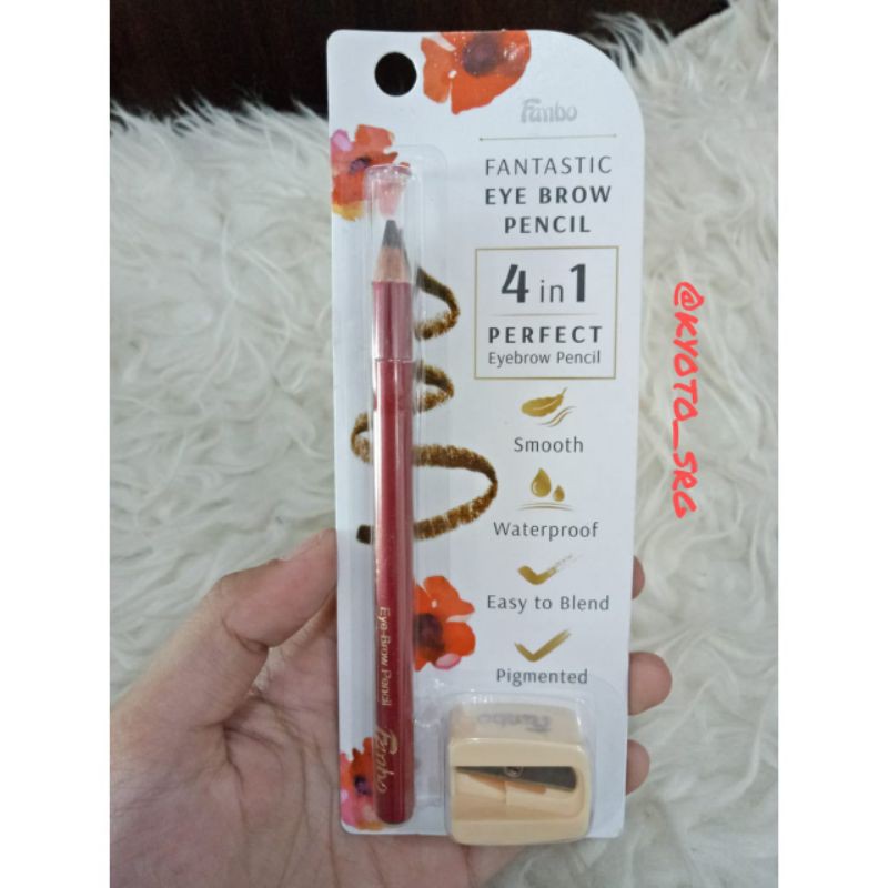 Jual Pensil Alis Fanbo Fantastic Eye Brow Pencil free serutan | Shopee ...
