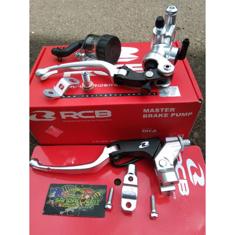 Jual MASTER REM RCB S1 RADIAL 14MM SET KOPLING S1 SILVER HITAM RX KING CBR CB GL MP TIGER FU ...