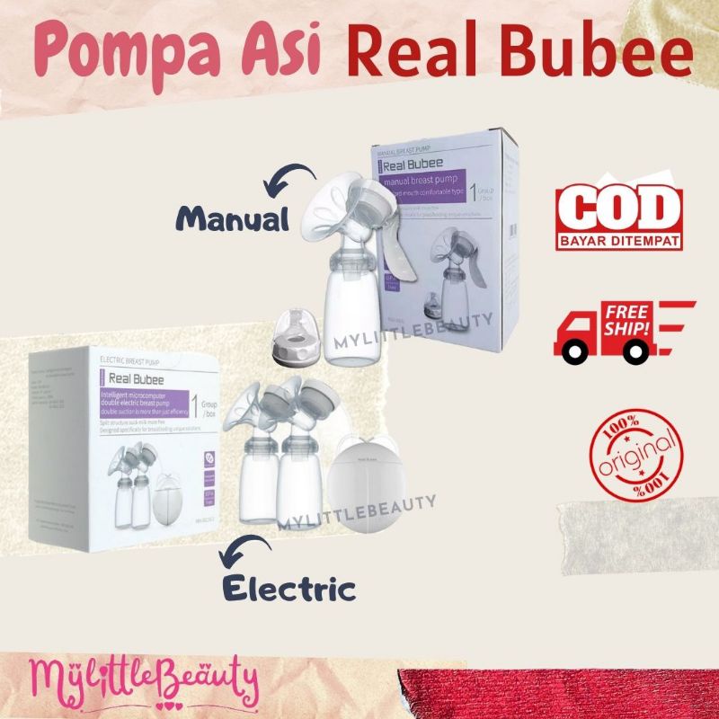 Jual POMPA ASI MANUAL ELECRRIC REAL BUBEE ORIGINAL POMPA AAI MURAH BPA FREE | Shopee Indonesia