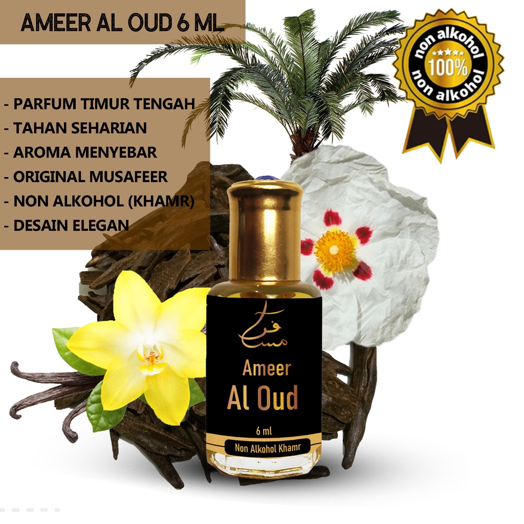 Jual PARFUM SHOLAT AMEER AL OUD 6 ML PARFUM ARAB MURNI NON ALKOHOL KHAMR 100% | Shopee Indonesia