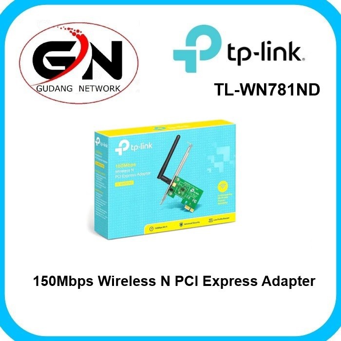 Jual TP-Link TL-WN781ND 150Mbps Wi-Fi PCI Express Adapter | Shopee ...