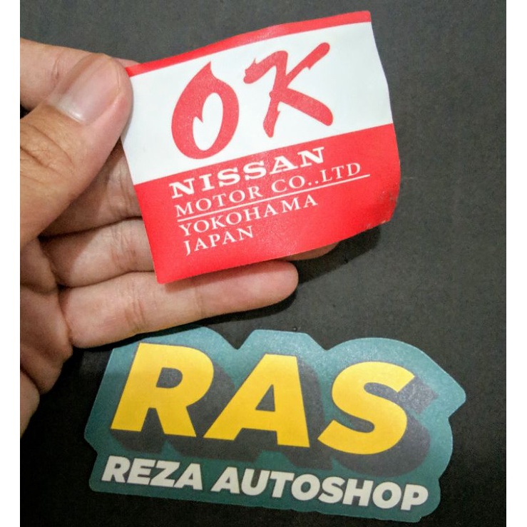 Jual sticker stiker decal mirror ok nissan yokohama japan | Shopee ...