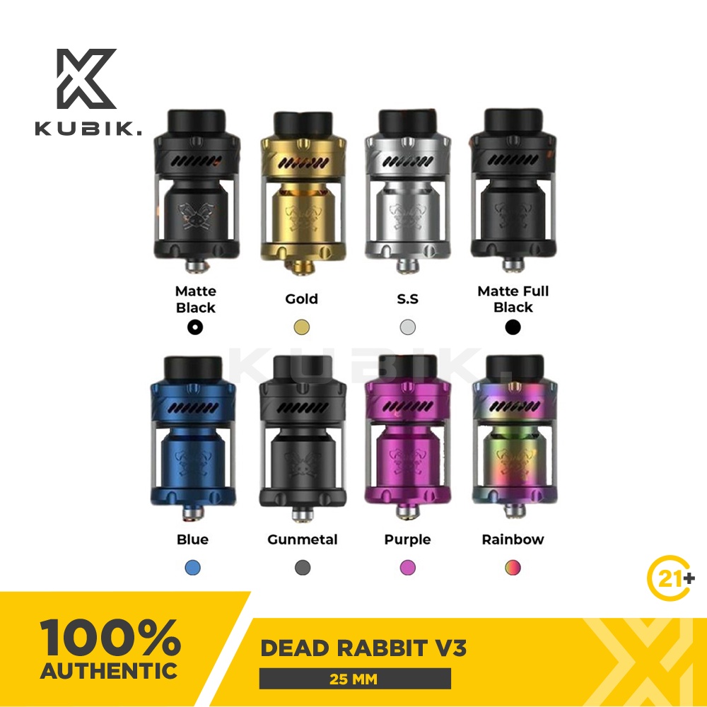 Jual Hellvape Dead Rabbit RTA V3 Authentic | Shopee Indonesia