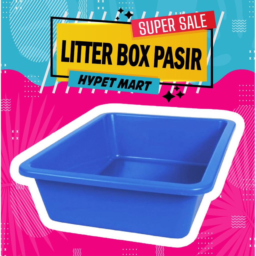 Jual Litter Box Jumbo Baskom Pasir Jumbo Untuk Kotoran Kucing | Shopee ...