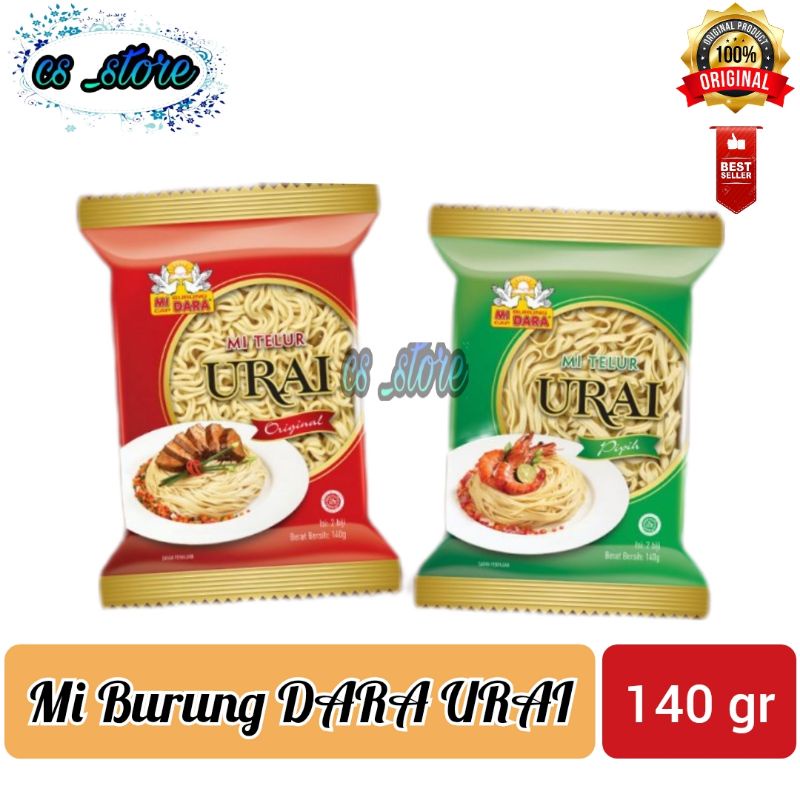Jual Mie Telur URAI Burung Dara 140 gr | Mi Urai | Shopee Indonesia