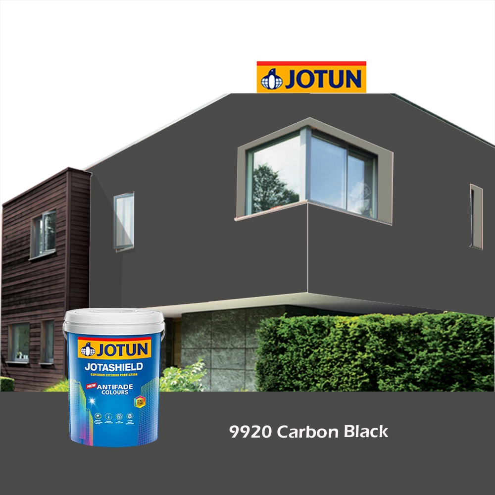 Jual CAT TEMBOK EKSTERIOR JOTUN - CARBON BLACK/9920 | Shopee Indonesia