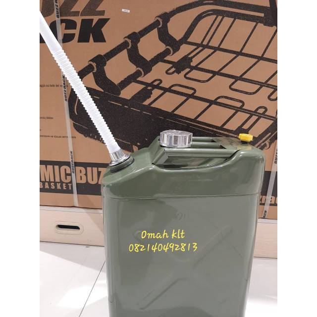Jual Jerigen besi jurigen bahan bakar bensin 20ltr jerry can KRISBOW ...