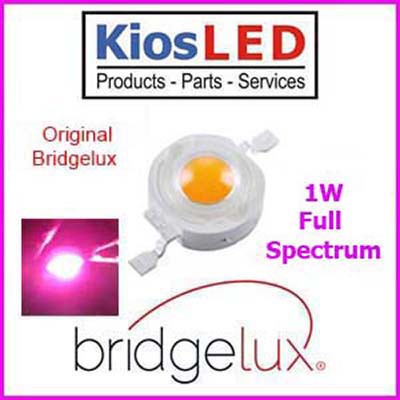 Jual LED HPL 1w Full Spectrum Bridgelux Double chip | Shopee Indonesia