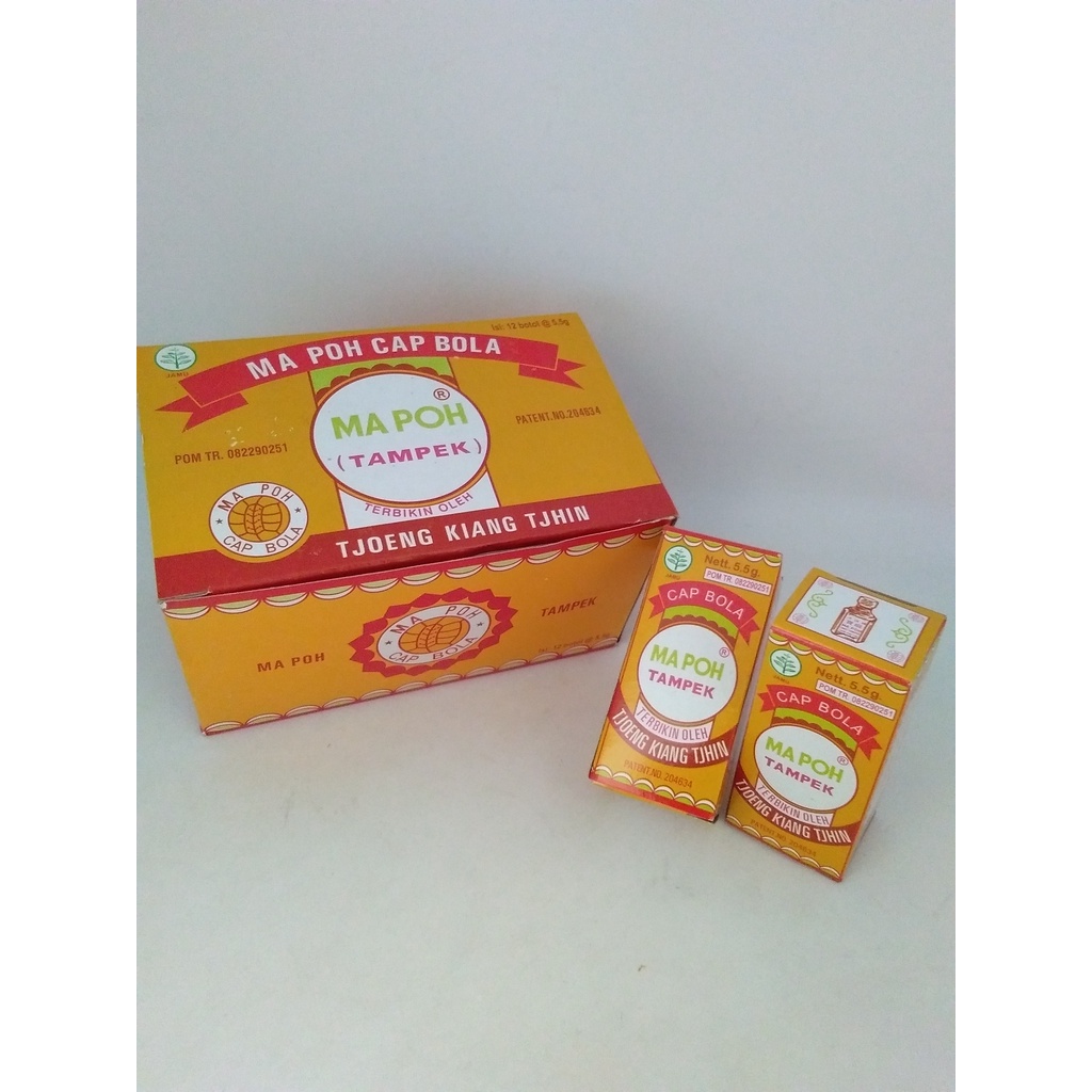Jual Ma Poh Cap Bola Satuan Botol Panas Demam Obat Tampek Mapoh ...
